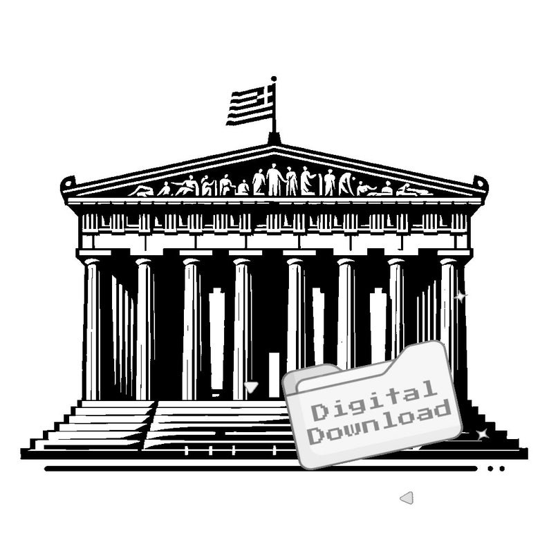 Parthenon SVG Bundle - Etsy