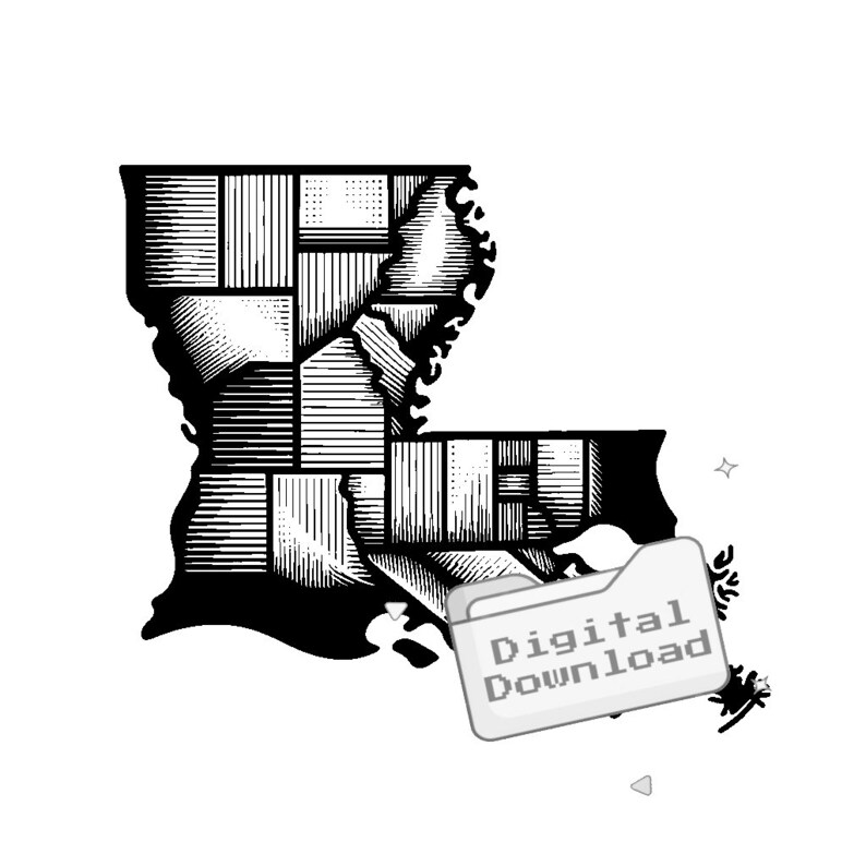 Louisiana SVG Bundle - Etsy