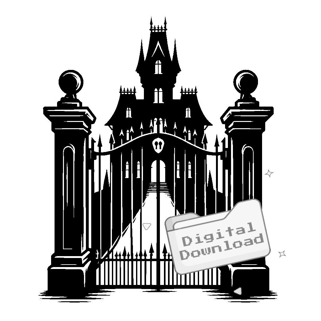 Haunted Mansion Gate SVG Bundle - Etsy
