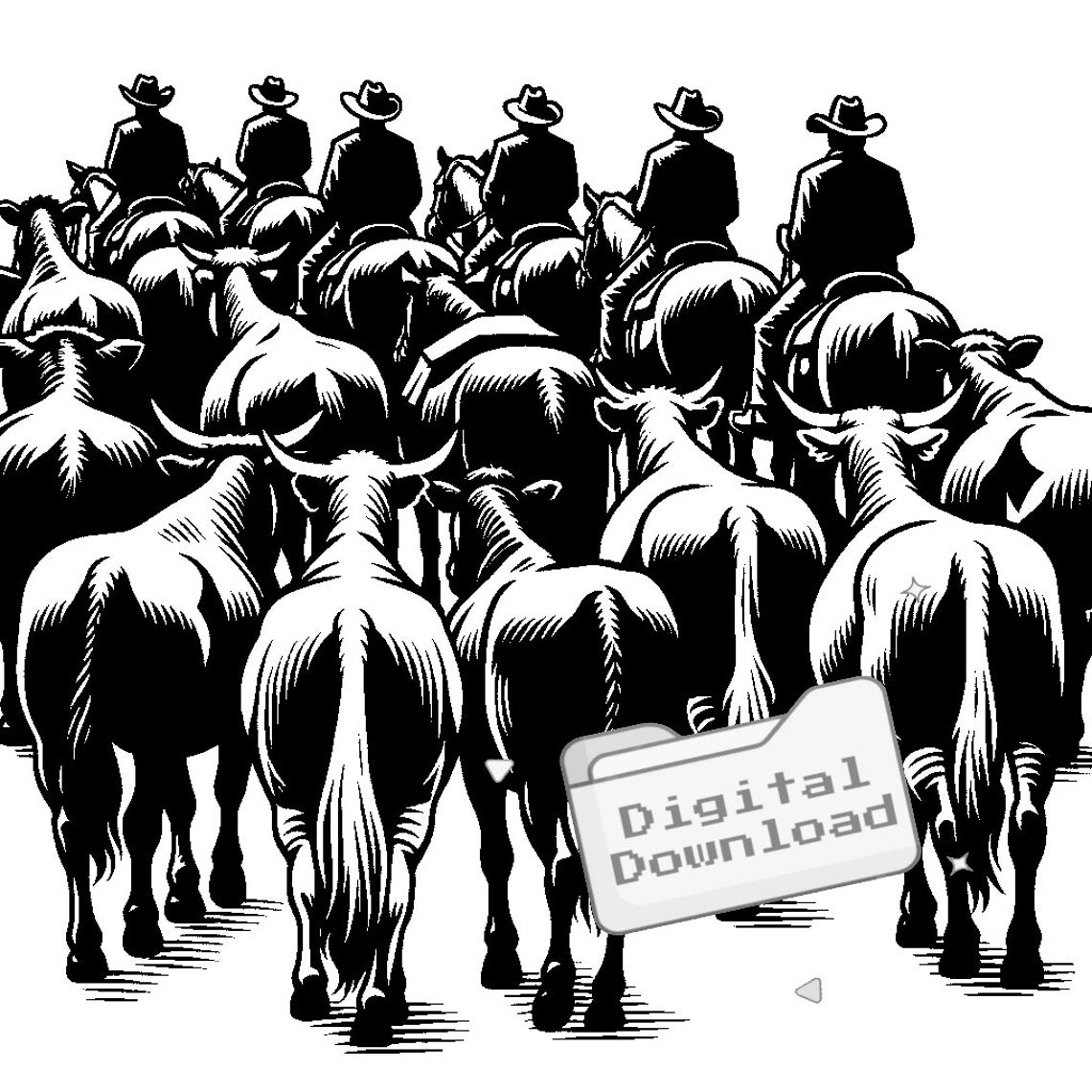 Cattle Drive SVG Bundle - Etsy