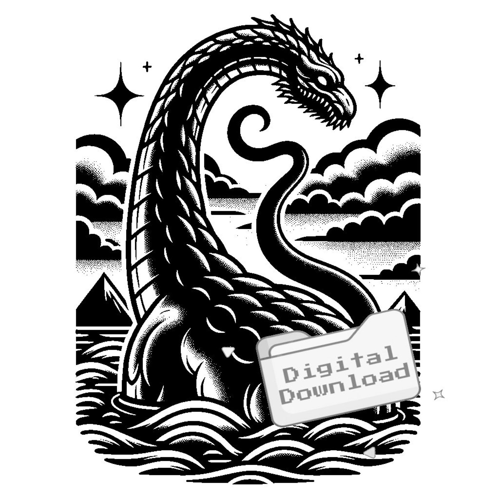 Loch Ness Monster SVG Bundle - Etsy UK