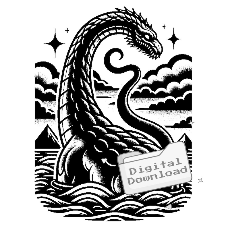 Loch Ness Monster SVG Bundle - Etsy UK