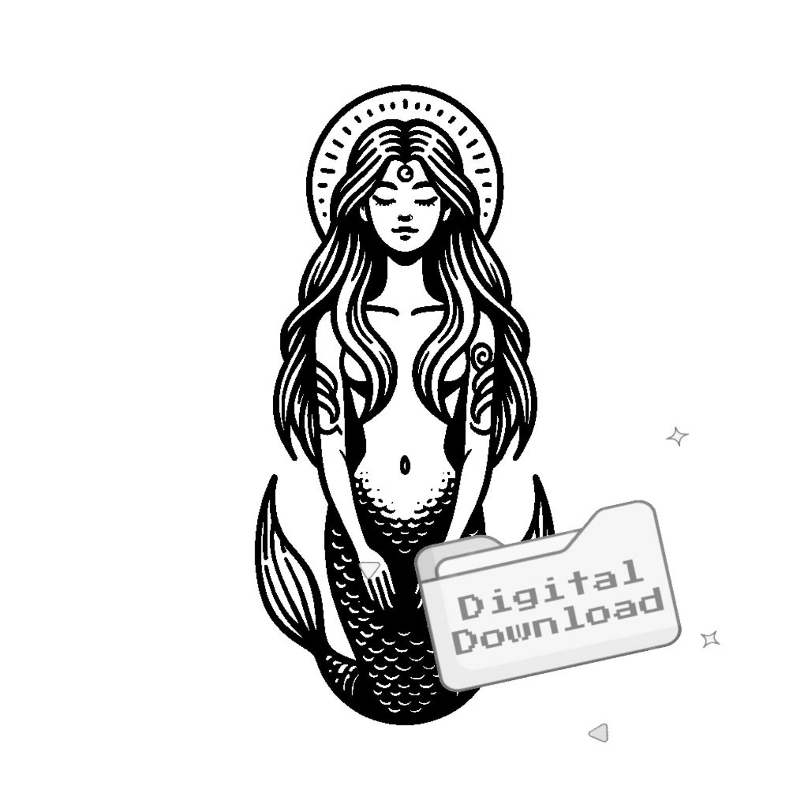 Mermaid SVG Bundle - Etsy