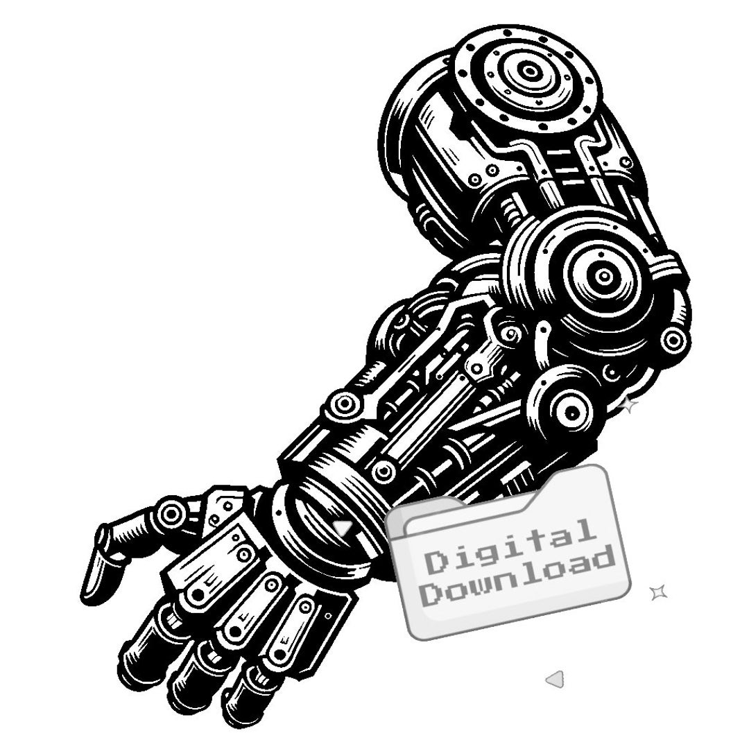 Robotic Arm SVG Bundle - Etsy