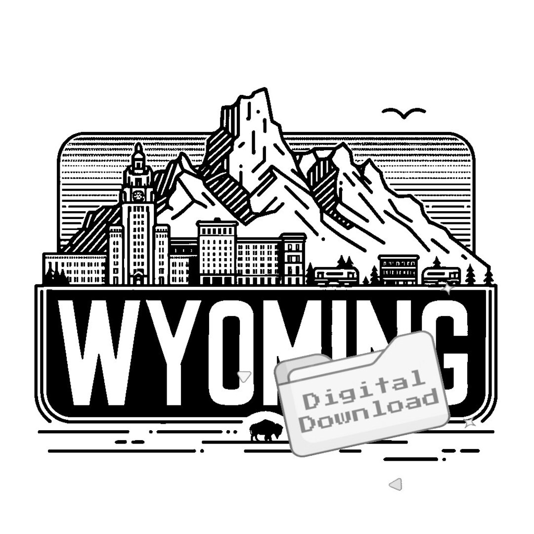 Wyoming SVG Bundle - Etsy