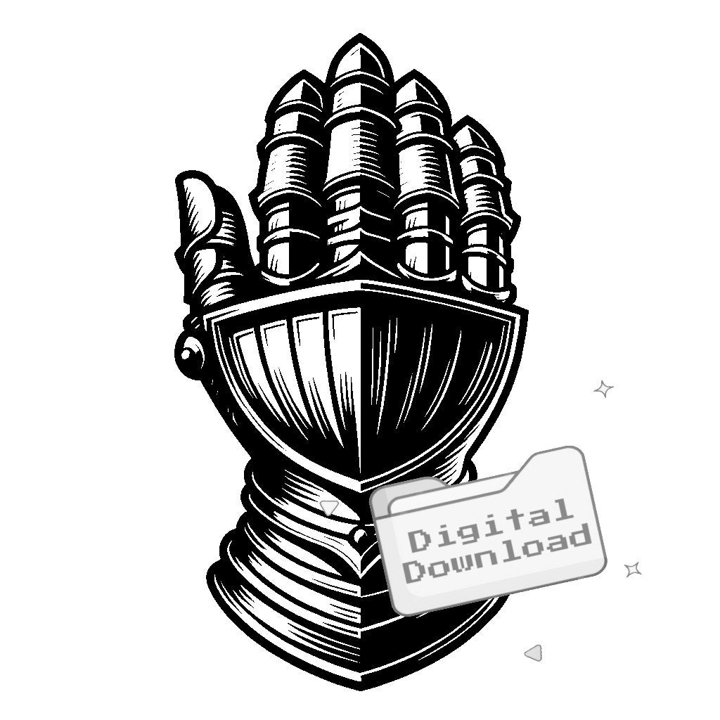 Knights Gauntlet SVG Bundle - Etsy