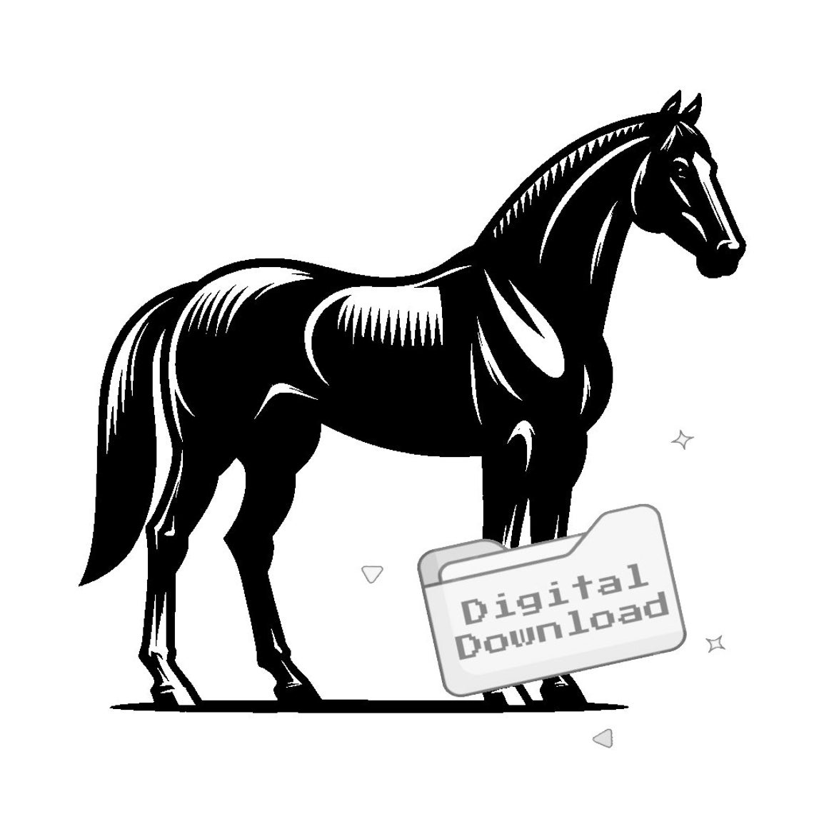 Thoroughbred Horse SVG Bundle - Etsy
