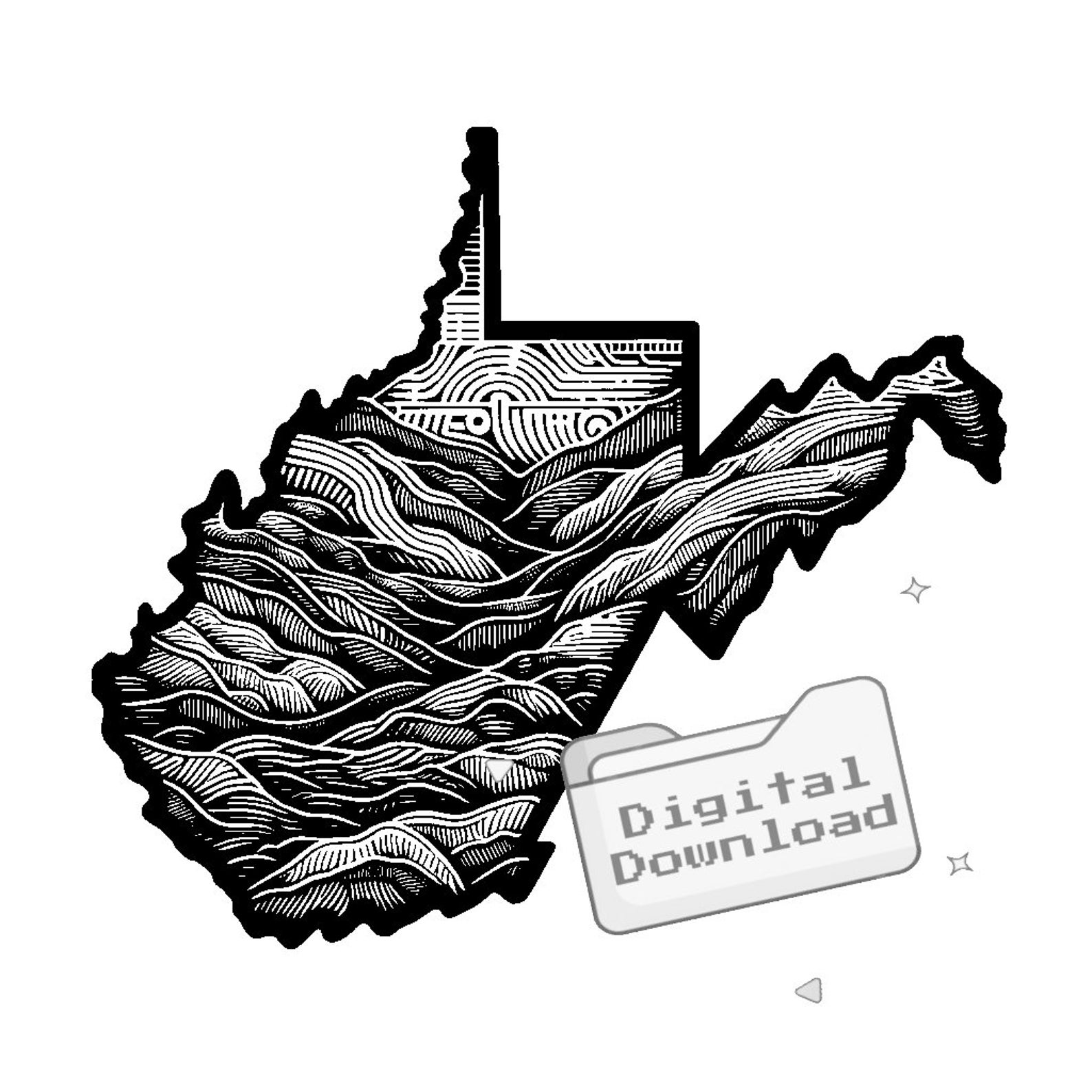 West Virginia SVG Bundle - Etsy