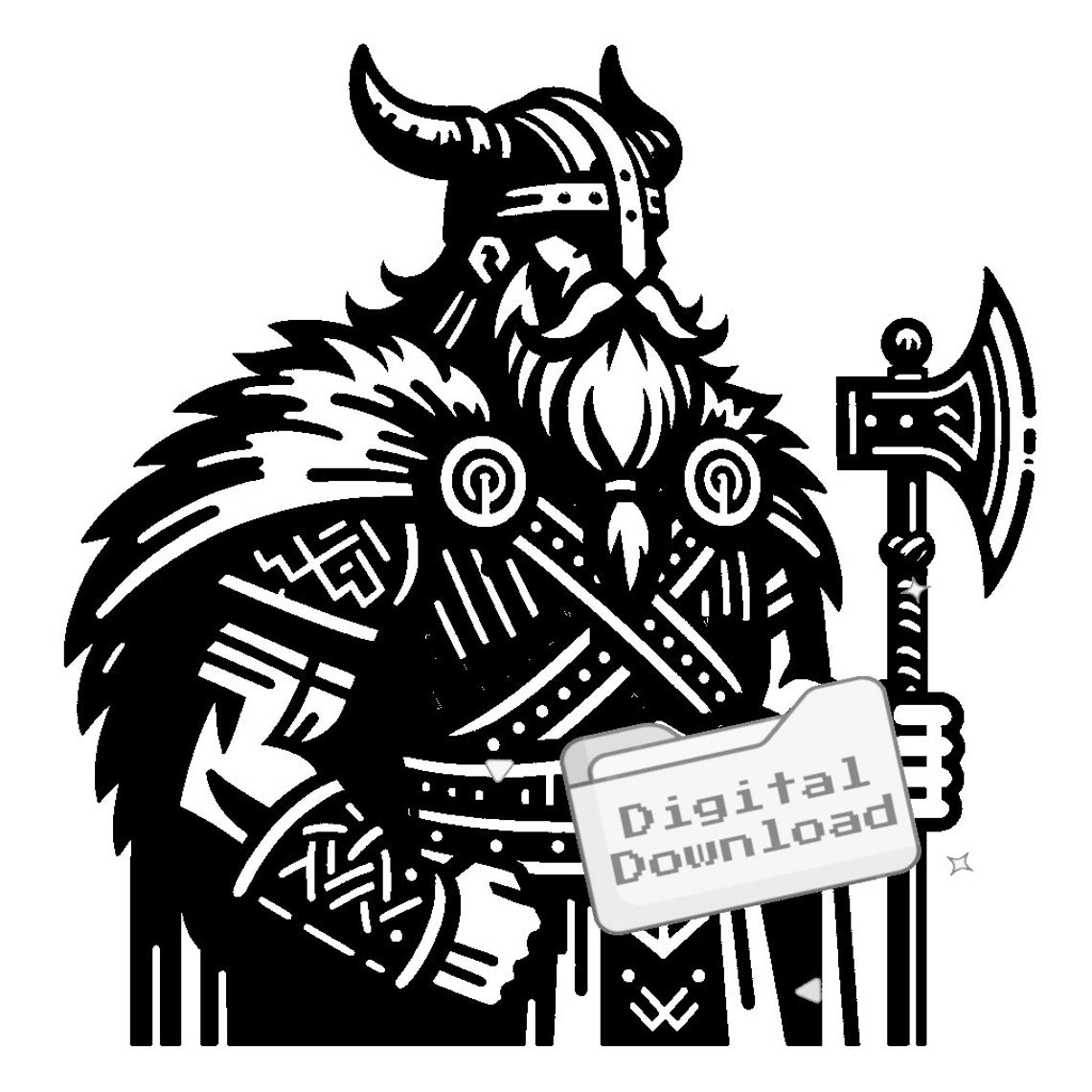 Viking Berserker SVG Bundle - Etsy