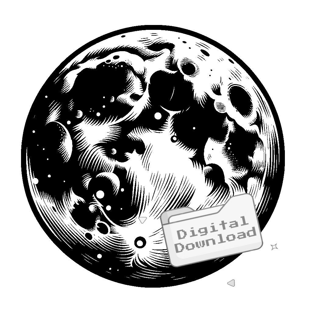 Moon SVG Bundle - Etsy