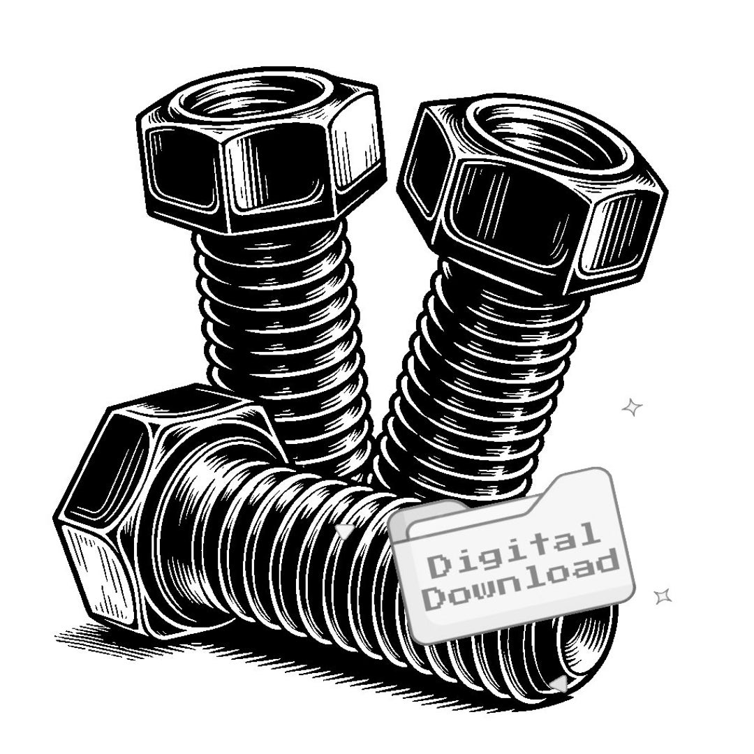 Bolts SVG Bundle - Etsy