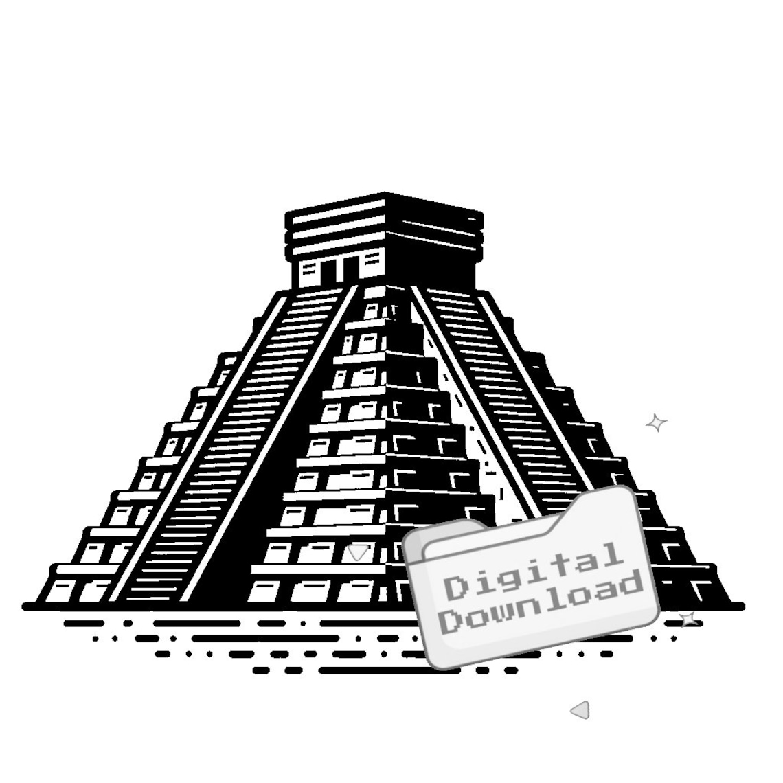 Mayan Pyramid SVG Bundle - Etsy