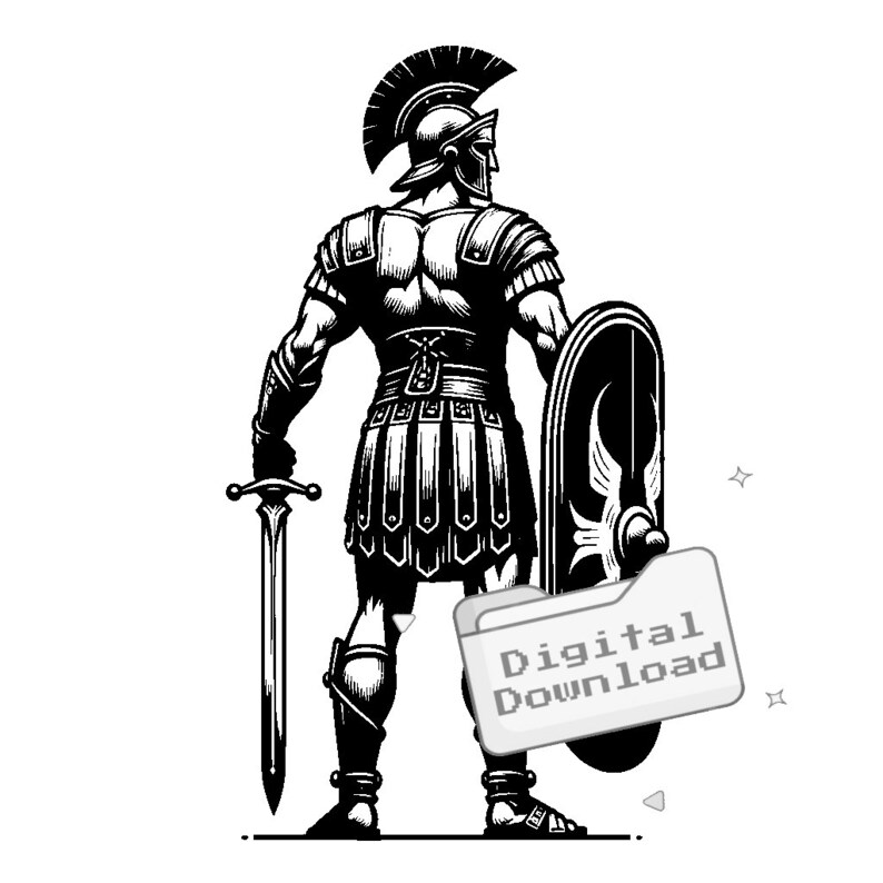 Roman Gladiator SVG Bundle - Etsy