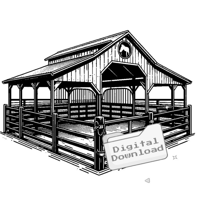 Horse Corral SVG Bundle - Etsy