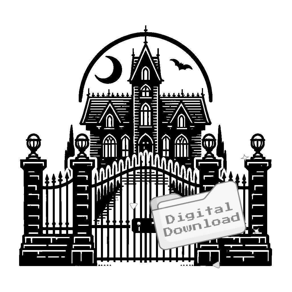 Haunted Mansion Gate SVG Bundle - Etsy