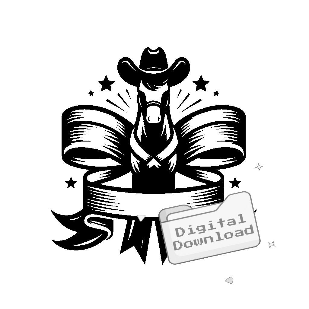 Rodeo Ribbon SVG Bundle - Etsy