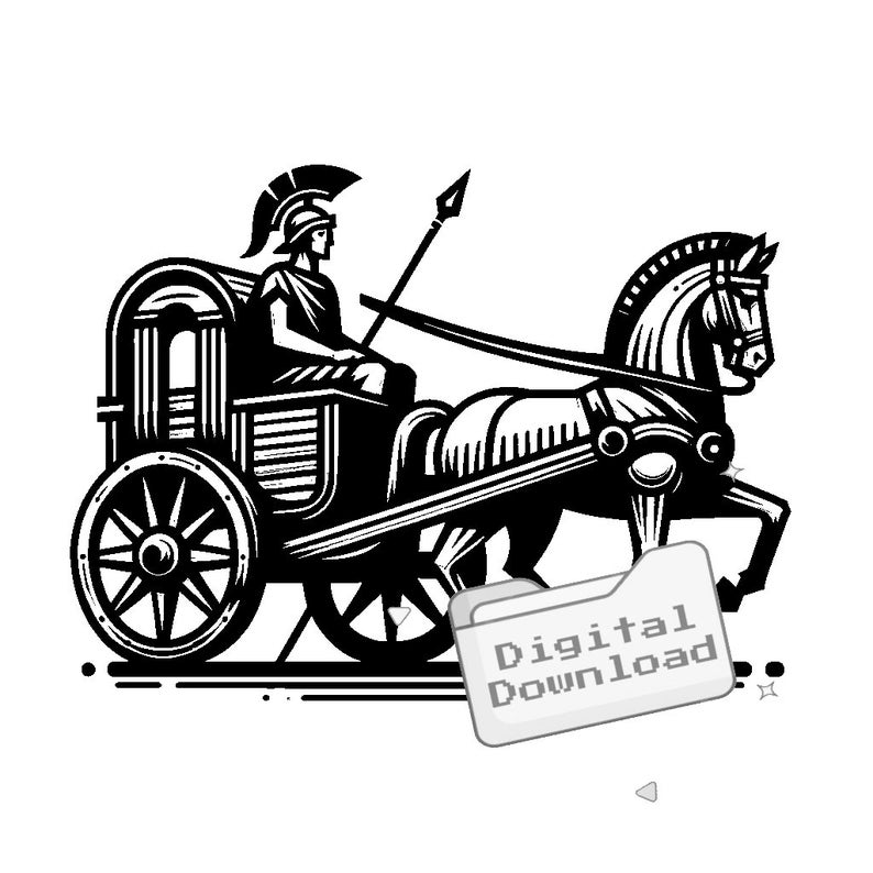 Roman Chariot SVG Bundle - Etsy