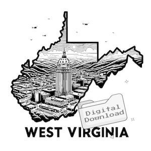 West Virginia SVG Bundle - Etsy