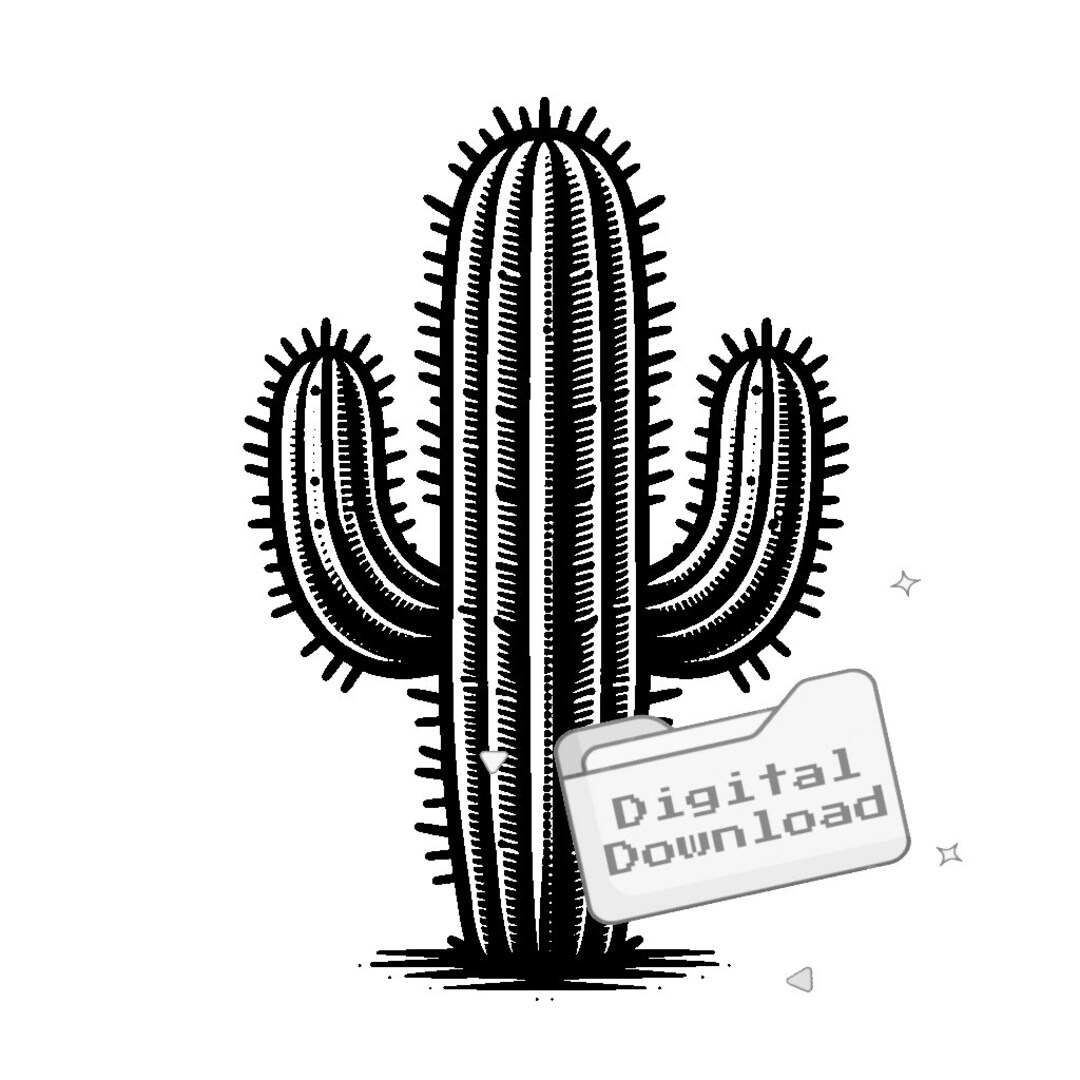 Cactus SVG Bundle - Etsy