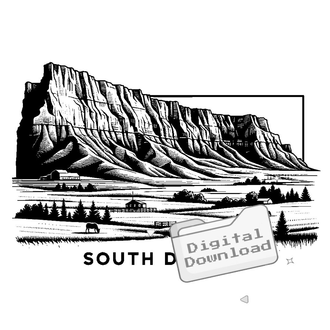 South Dakota SVG Bundle - Etsy