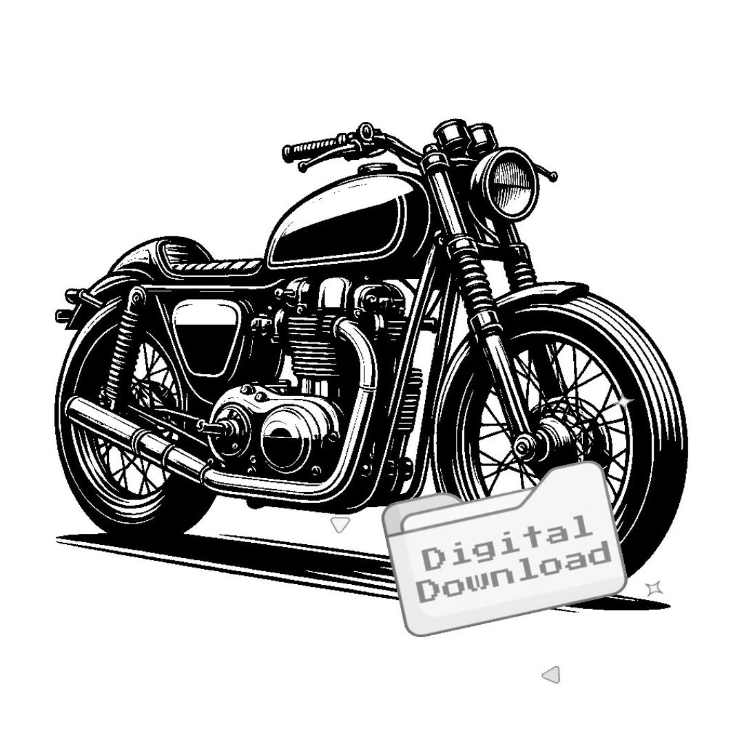 Motorcycle Tank Art SVG Bundle - Etsy