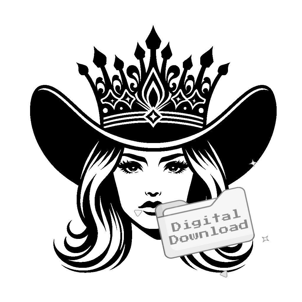 Rodeo Queen Crown SVG Bundle - Etsy