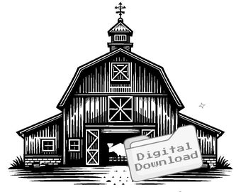 Rustic Barn SVG Bundle Farmhouse Design for Crafts and Projects - Etsy