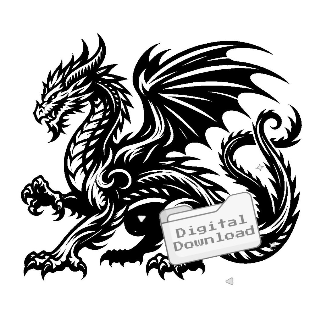 Dragon SVG Bundle - Etsy