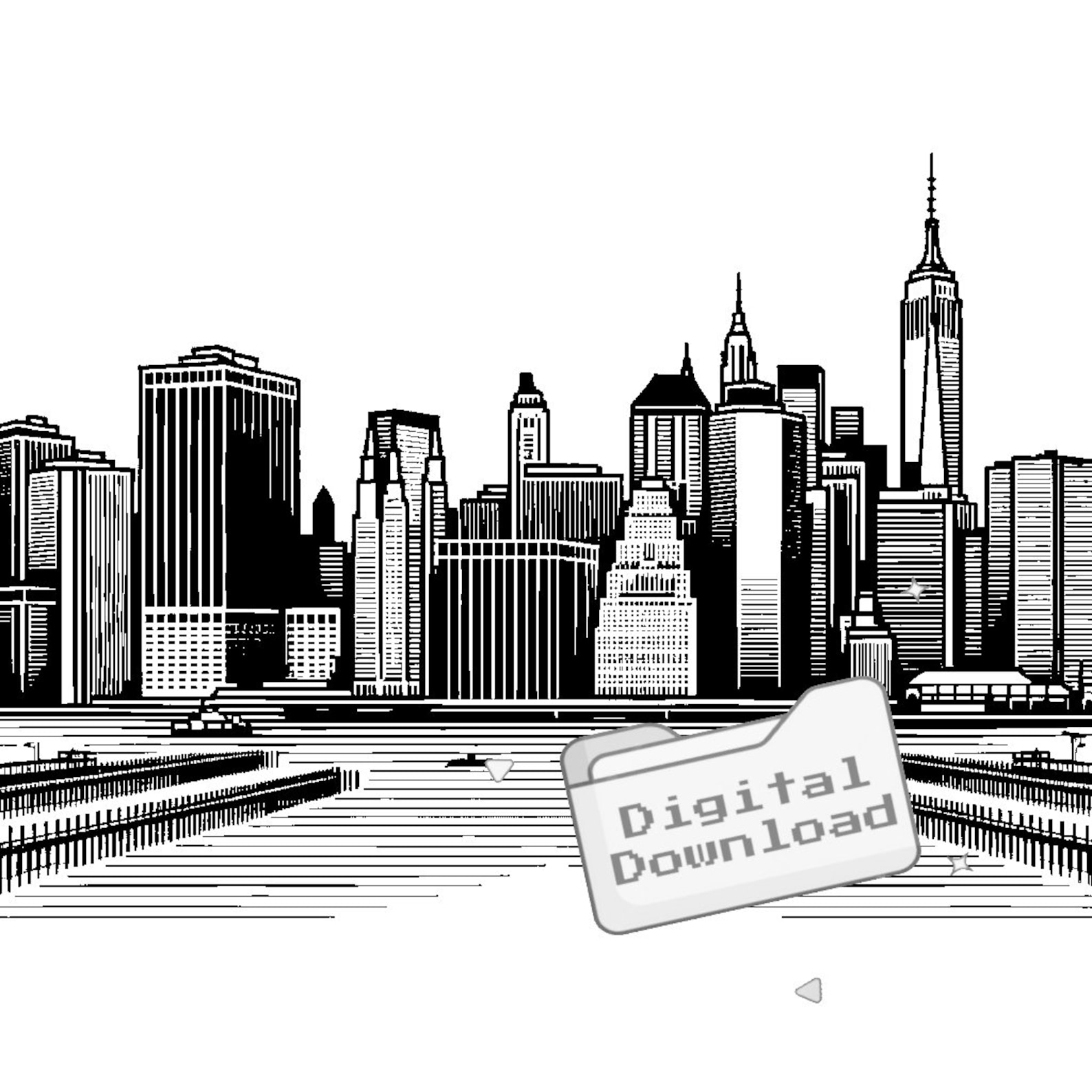 New York SVG Bundle - Etsy
