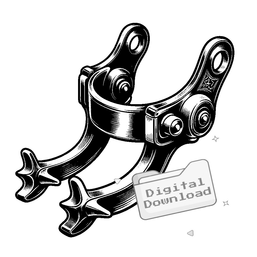 Boot Spurs SVG Bundle - Etsy