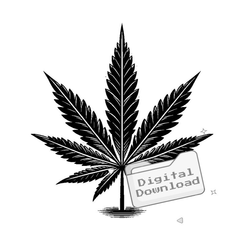 Hemp Leaf SVG Bundle - Etsy
