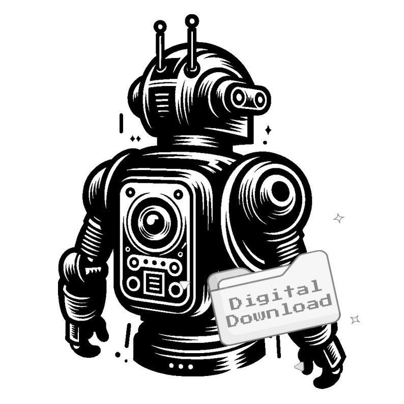 Robots SVG Bundle - Etsy