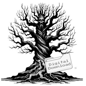 Spooky Old Tree SVG Bundle - Etsy