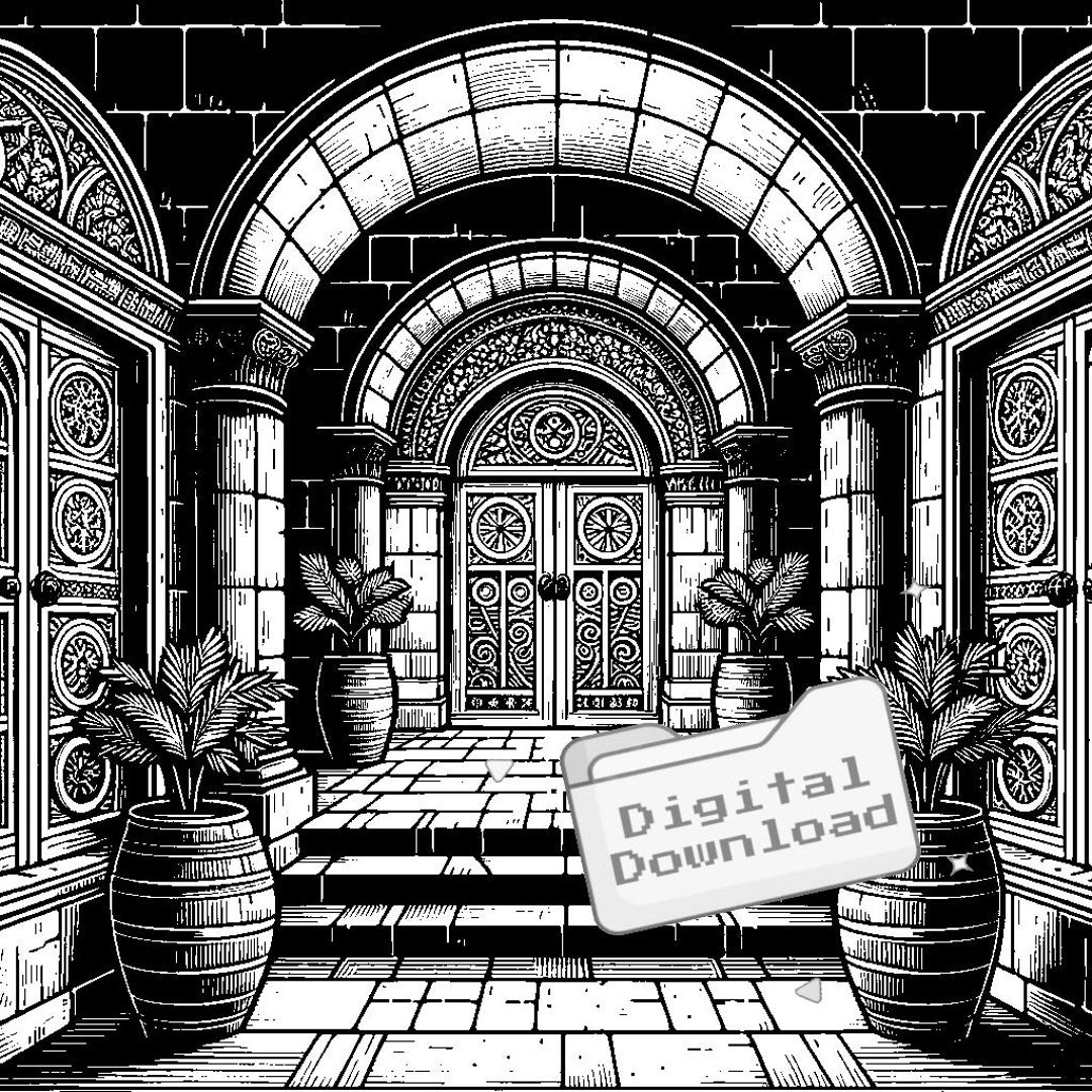 Crypt Doors SVG Bundle - Etsy