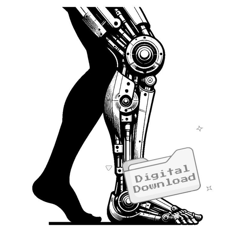 Robotic Leg SVG Bundle - Etsy