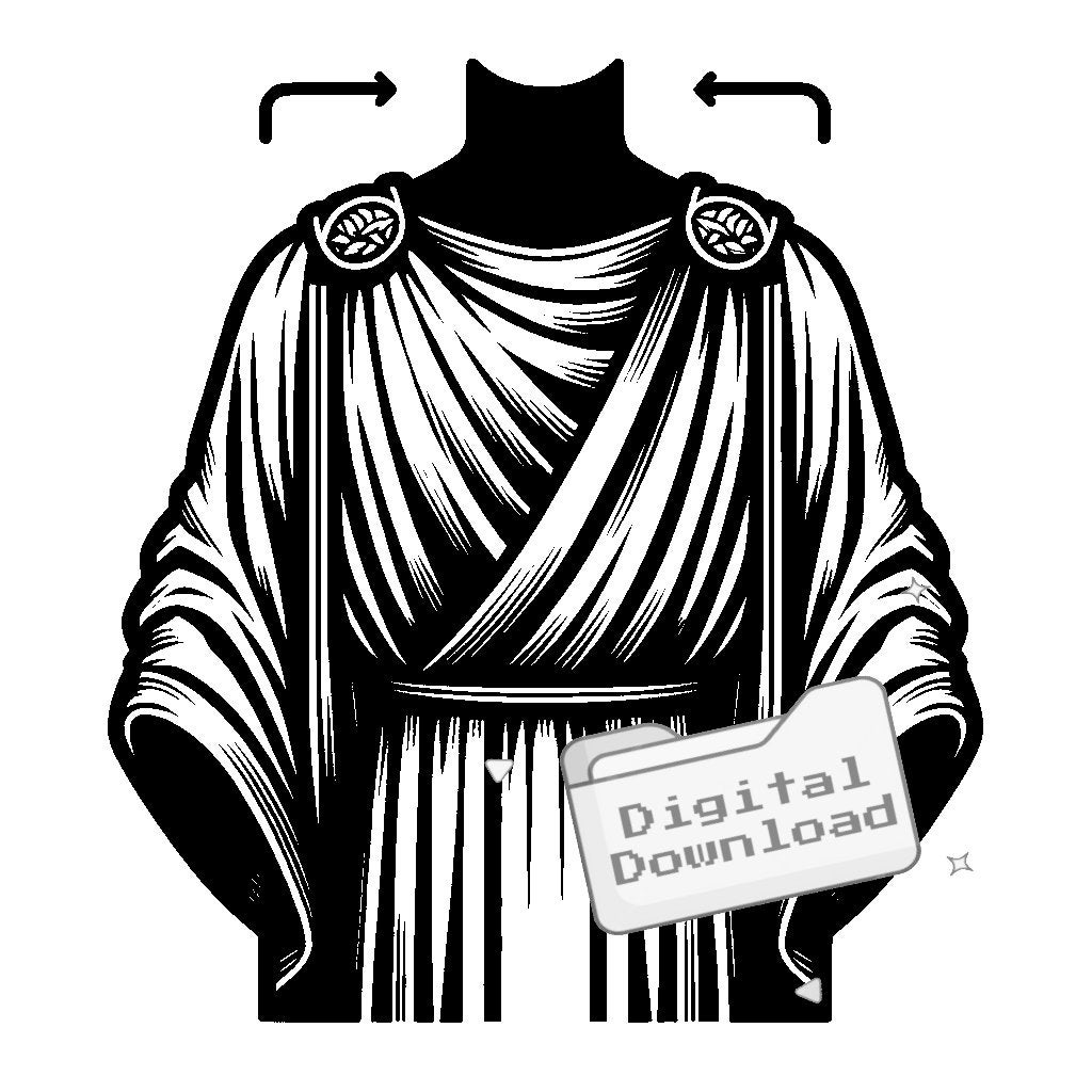 Roman Toga SVG Bundle - Etsy