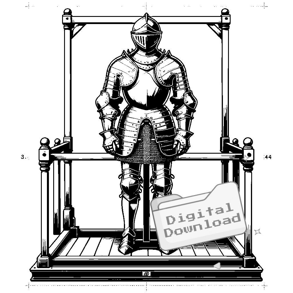 Medieval Armor Stand SVG Bundle - Etsy