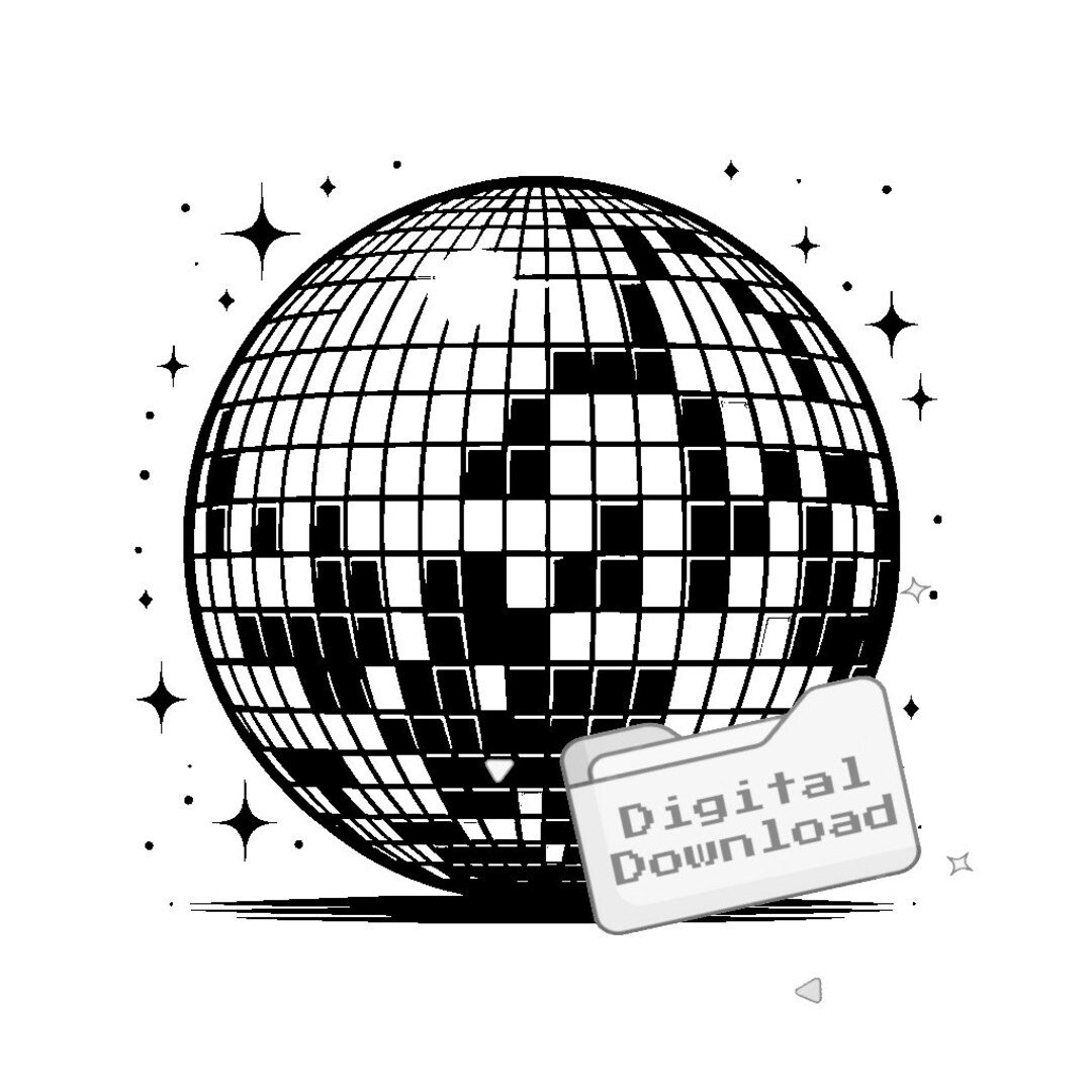 Disco Ball SVG Bundle - Etsy