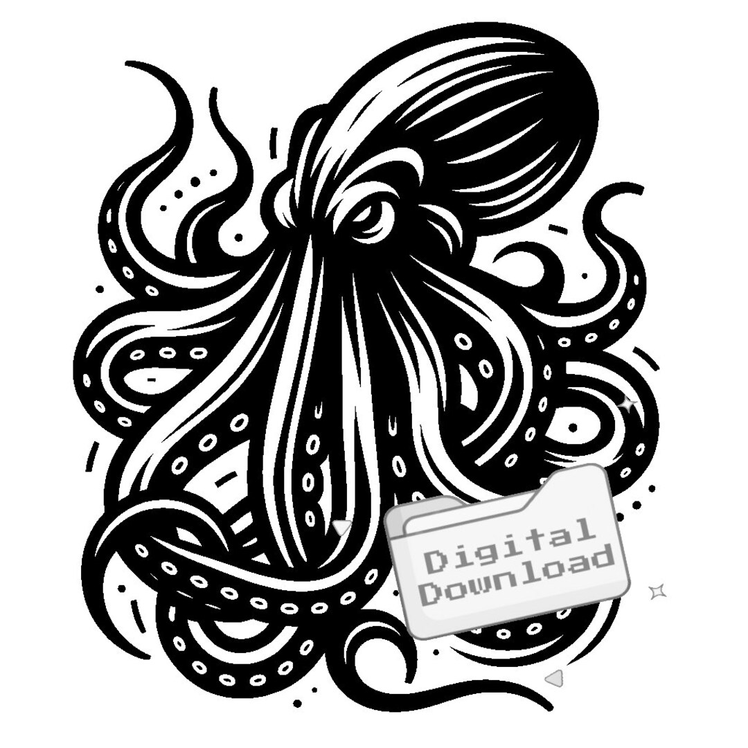 Kraken SVG Bundle - Etsy