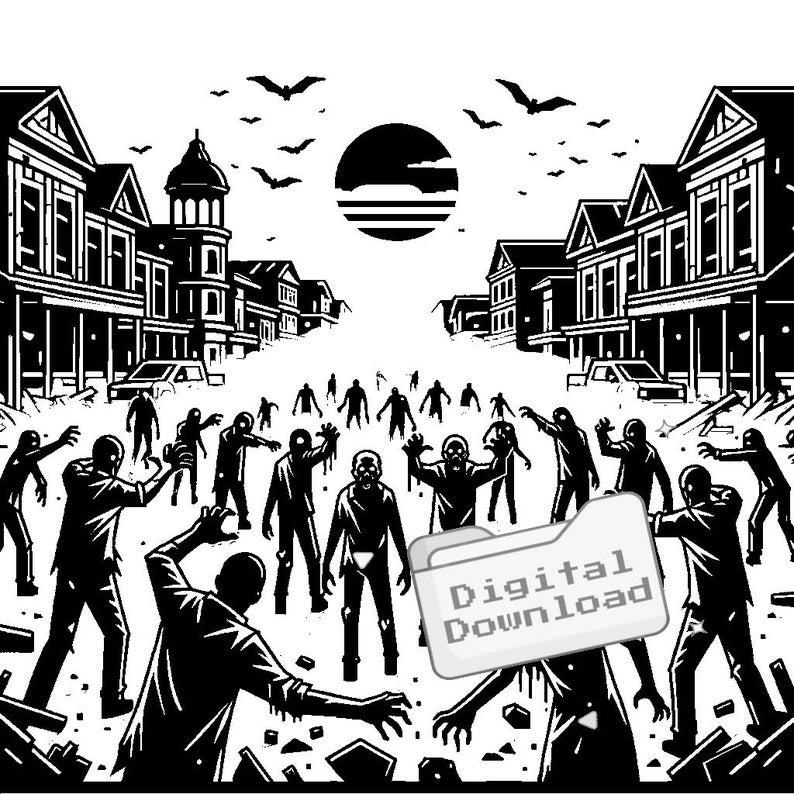 Zombie Apocalypse SVG Bundle - Etsy