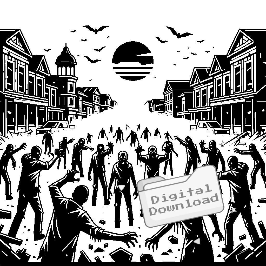 Zombie Apocalypse SVG Bundle - Etsy