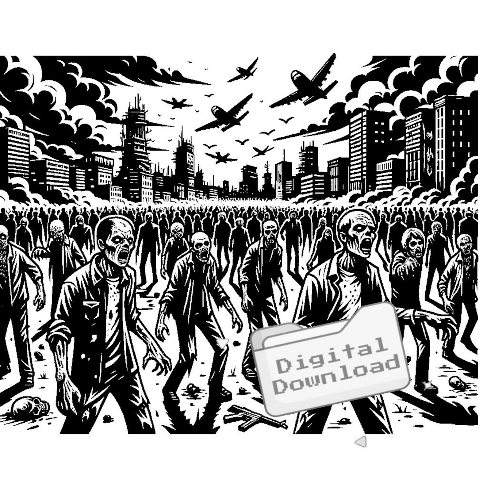 Zombie Apocalypse SVG Bundle - Etsy