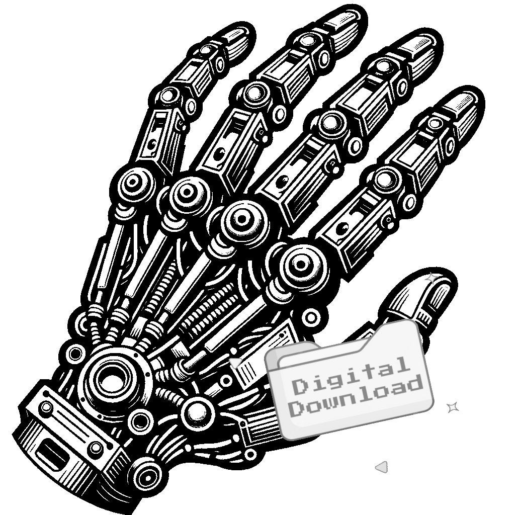 Mechanical Fingers SVG Bundle - Etsy