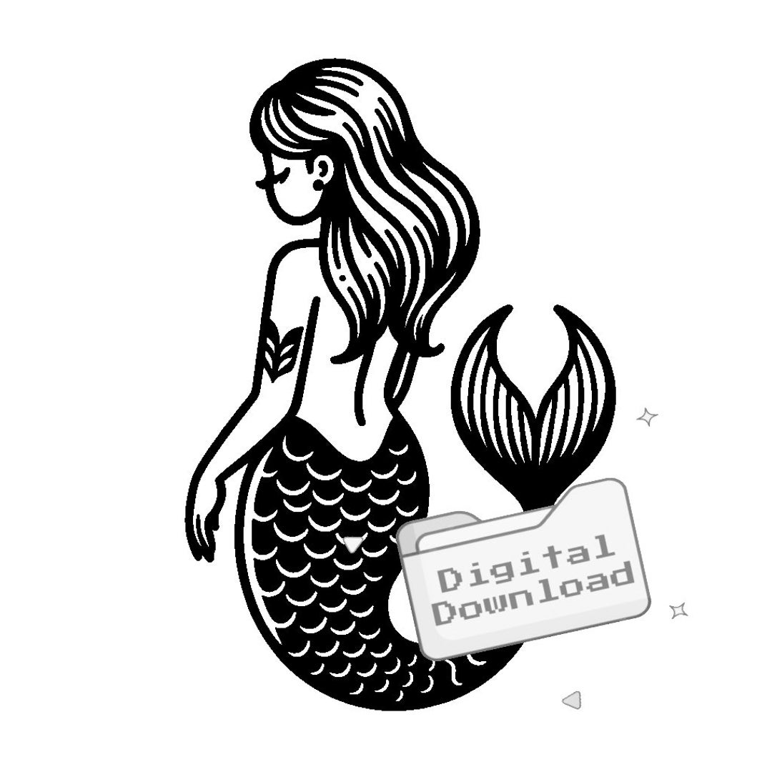 Mermaid SVG Bundle - Etsy