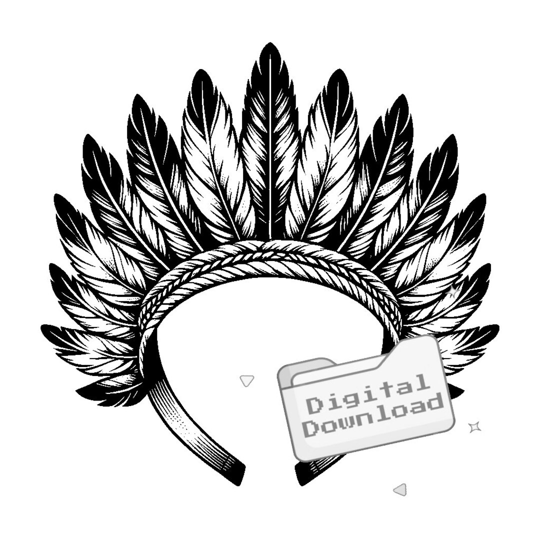 Feathered Headbands SVG Bundle - Etsy