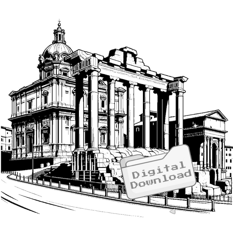 Roman Forum SVG Bundle - Etsy