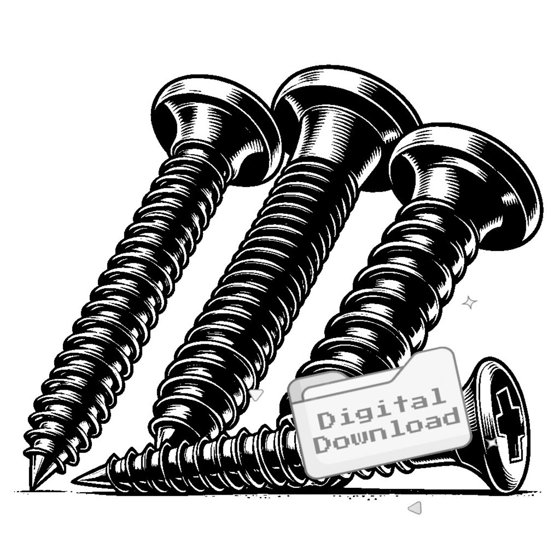 Screws SVG Bundle - Etsy