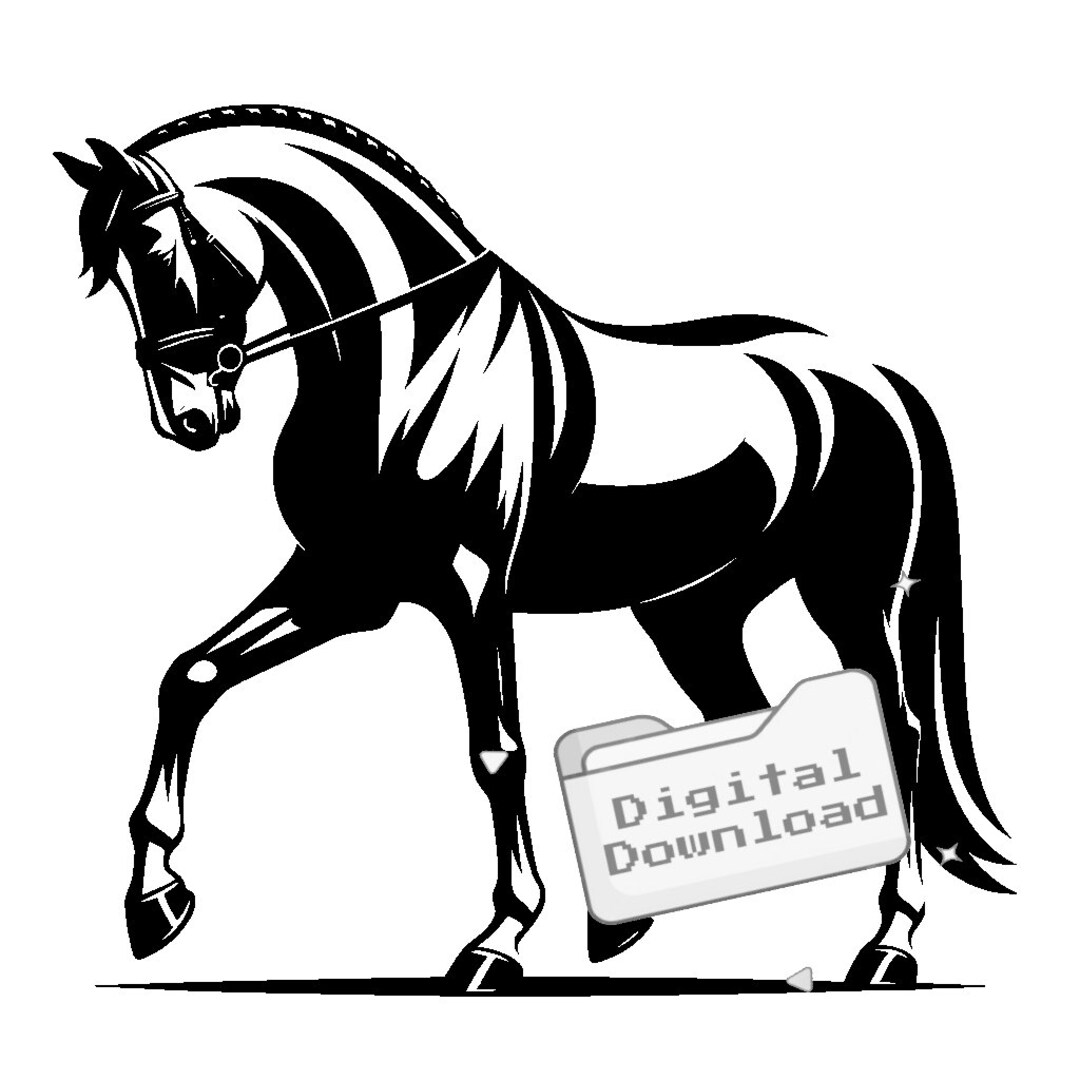 Paquete SVG de caballos de doma - Etsy España