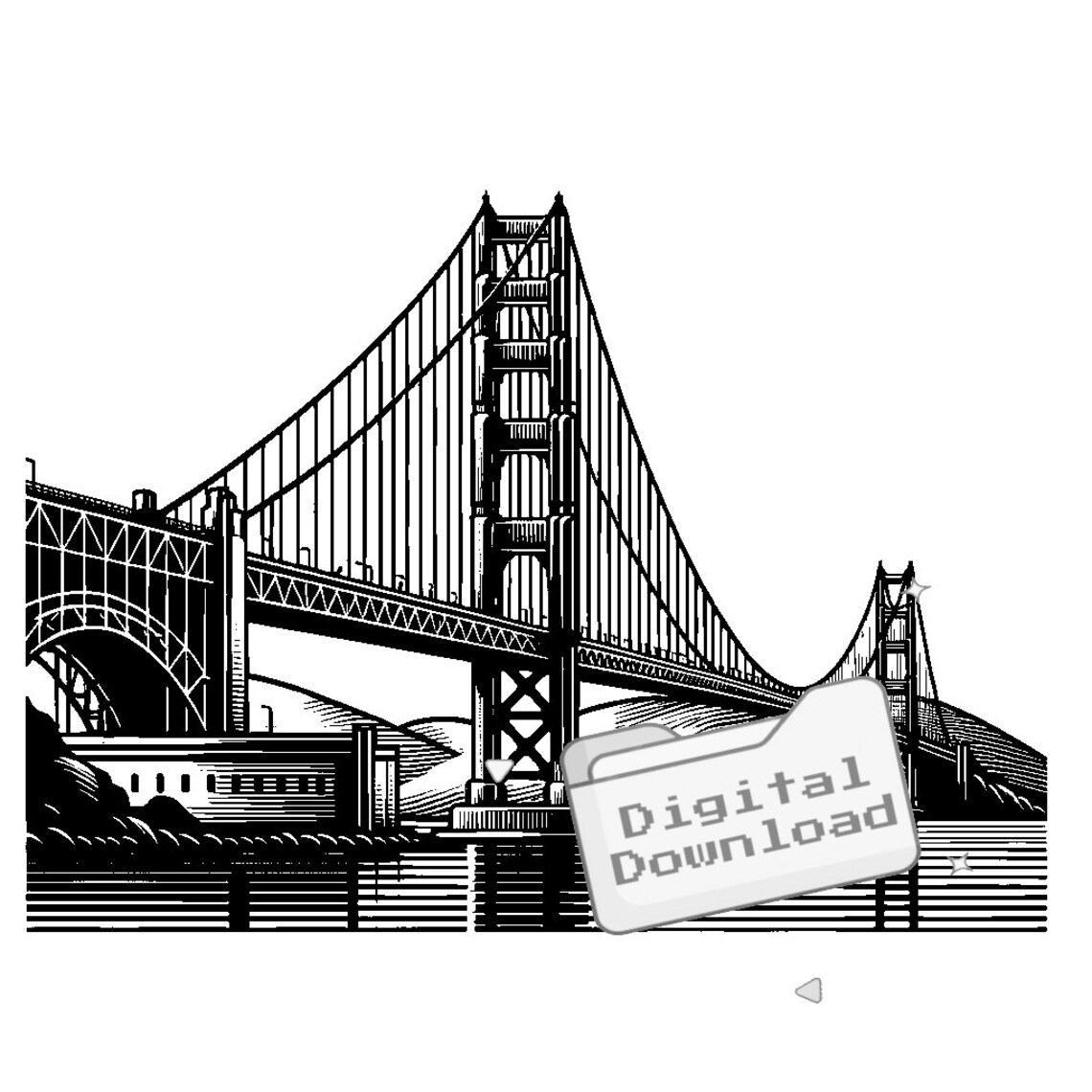 Golden Gate Bridge SVG Bundle - Etsy