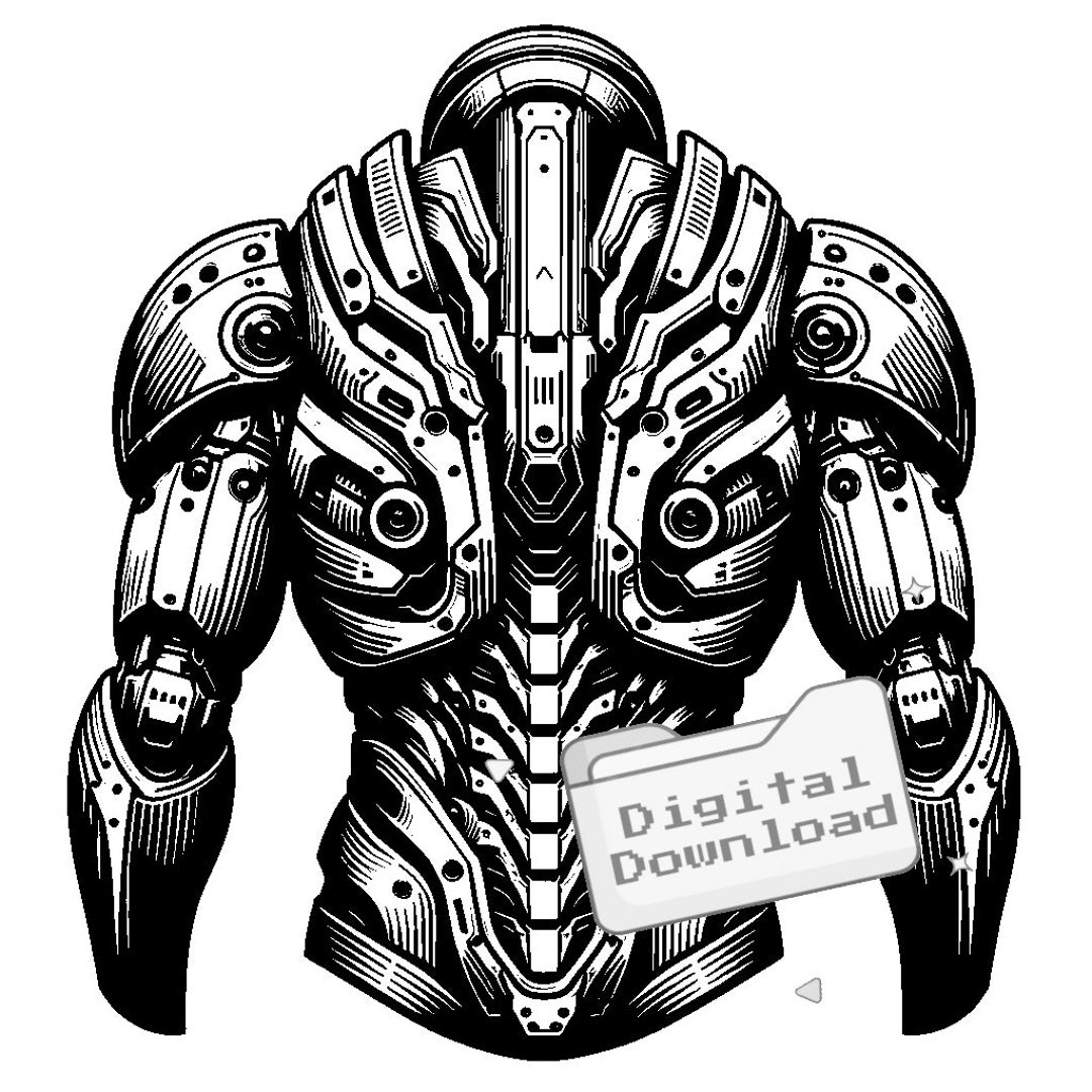 Metallic Armor SVG Bundle - Etsy UK